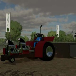 V8 Pulling Tractor Edited v1.0 FS22 Mod | Farming Simulator 22 Mod