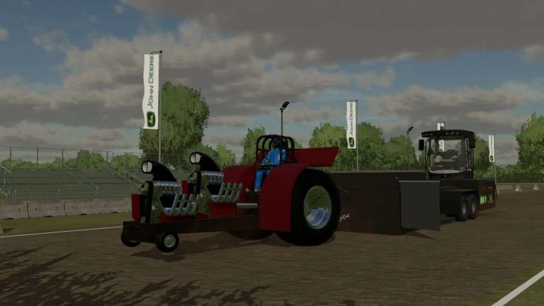V8 Pulling Tractor Edited v1.0 FS22 Mod | Farming Simulator 22 Mod