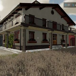 Villa Real Estate with daily earnings placeable version v3.0 FS22 Mod ...