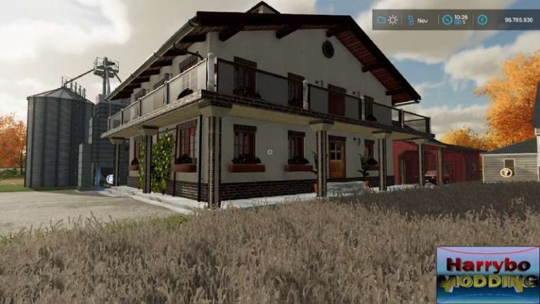 Villa Real Estate with daily earnings placeable version v3.0 FS22 Mod ...