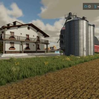 Villa Real Estate with daily earnings placeable version v3.0 FS22 Mod ...