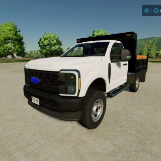2023 Ford F350 Dump Truck v1.0 FS22 Mod | Farming Simulator 22 Mod