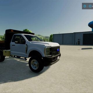 2023 Ford F350 Dump Truck v1.0 FS22 Mod | Farming Simulator 22 Mod