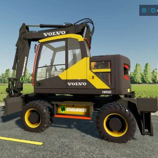 Volvo EWR150E v1.0.0.1 FS22 Mod | Farming Simulator 22 Mod