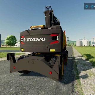 Volvo EWR150E v1.0.0.1 FS22 Mod | Farming Simulator 22 Mod