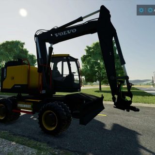 Volvo EWR150E v1.0.0.1 FS22 Mod | Farming Simulator 22 Mod
