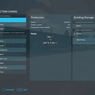 American Sawmill v1.1 FS22 Mod | Farming Simulator 22 Mod