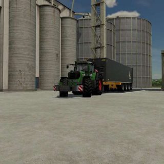 Big US Grain Mill v1.0 FS22 Mod | Farming Simulator 22 Mod