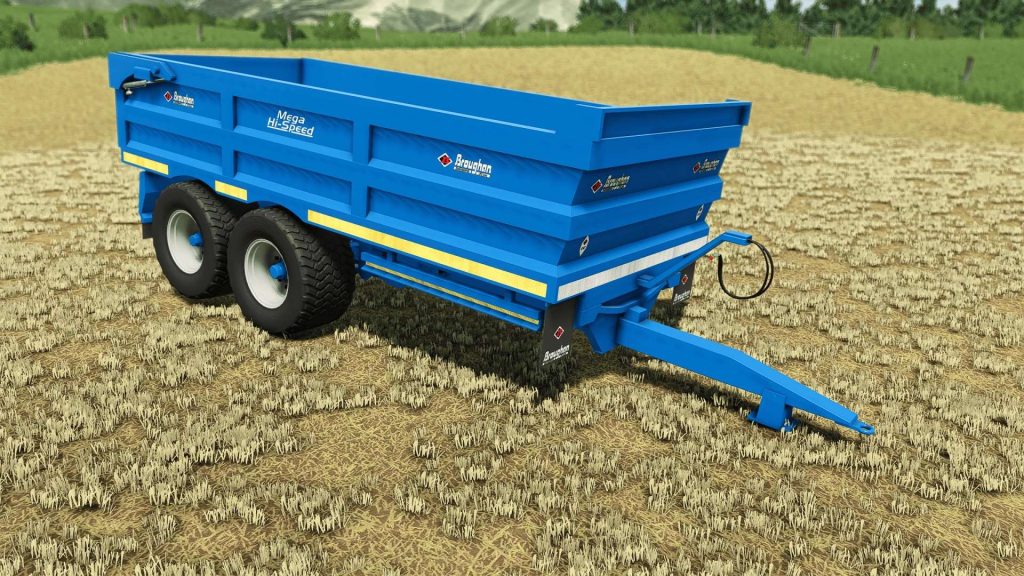 Broughan Dump Trailer v1.0 FS22 Mod | Farming Simulator 22 Mod