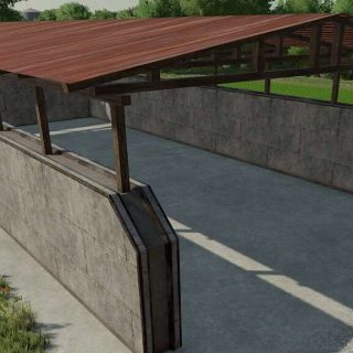 BunkerSilo With Roof v1.0 FS22 Mod | Farming Simulator 22 Mod