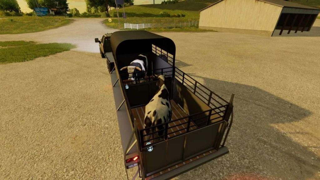 Catch Livestock Trailer v1.0 FS22 Mod | Farming Simulator 22 Mod