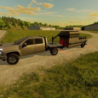 Catch Livestock Trailer v1.0 FS22 Mod | Farming Simulator 22 Mod