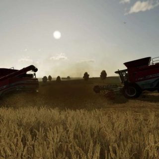 Classic Massey Ferguson Combine Pack v1.0 FS22 Mod | Farming Simulator ...