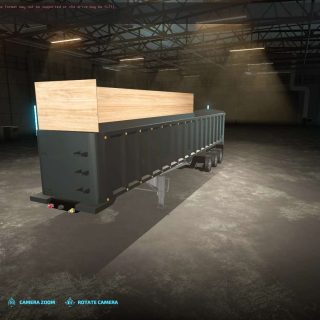 East Frameless End Dump V2 v2.0 FS22 Mod | Farming Simulator 22 Mod