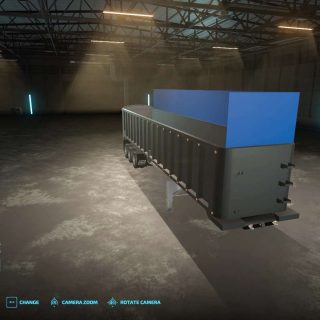 East Frameless End Dump V2 v2.0 FS22 Mod | Farming Simulator 22 Mod