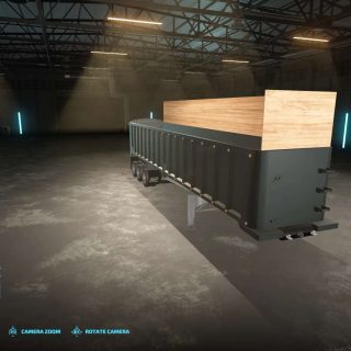 East Frameless End Dump V2 v2.0 FS22 Mod | Farming Simulator 22 Mod