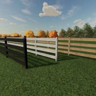 Farm Fence Pack v1.0 FS22 Mod | Farming Simulator 22 Mod