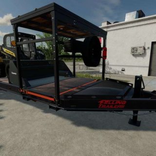 Felling Skid Steer Trailer V1.0 FS22 Mod | Farming Simulator 22 Mod