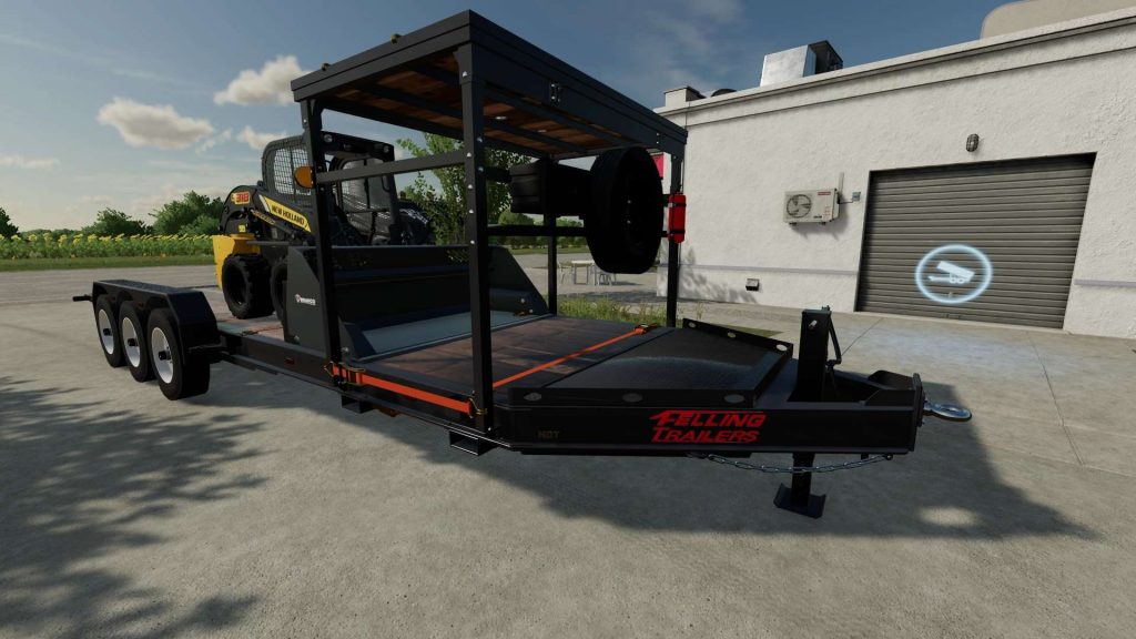 Felling Tilt Deck Trailer v1.1 FS22 Mod | Farming Simulator 22 Mod