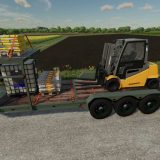 Felling Tilt Deck Trailer v1.1 FS22 Mod | Farming Simulator 22 Mod