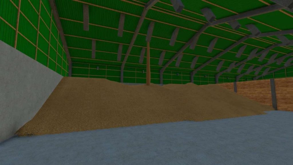 Flat grain storage system with control panel v1.0 FS22 Mod | Farming ...
