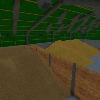 Flat grain storage system with control panel v1.0 FS22 Mod | Farming ...