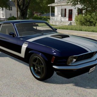 Ford Mustang 302 LP 1970 v1.0 FS22 Mod | Farming Simulator 22 Mod