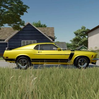 Ford Mustang 302 LP 1970 v1.0 FS22 Mod | Farming Simulator 22 Mod