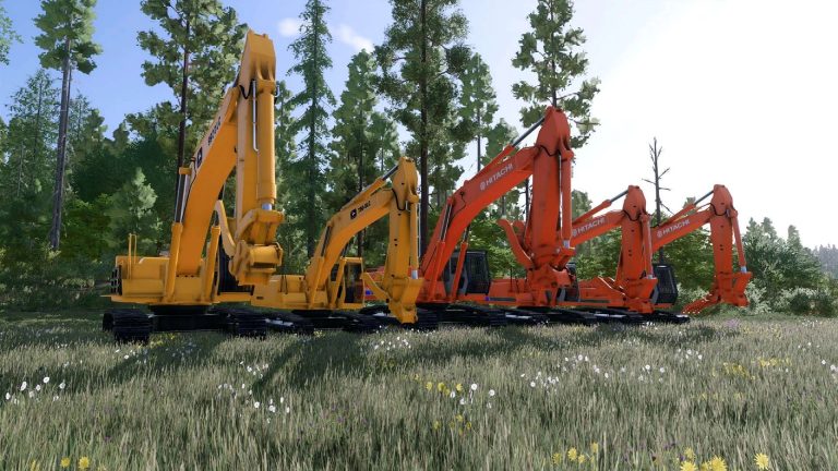 OldGen Deere/Hitachi Excavator Pack v1.0 FS22 Mod | Farming Simulator ...