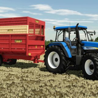 Herron 18ft Silage Trailer v1.0 FS22 Mod | Farming Simulator 22 Mod