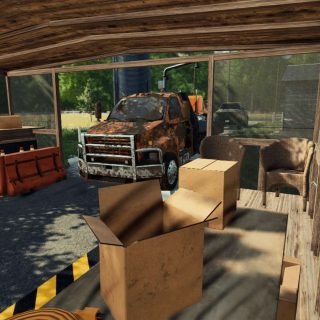 Homemade Deck Workshop V1.0 FS22 Mod | Farming Simulator 22 Mod
