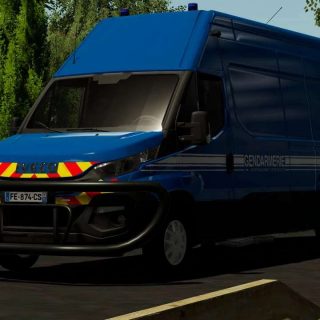 Iveco Daily Gendarmerie v1.0 FS22 Mod | Farming Simulator 22 Mod