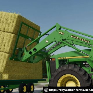 John Deere 840 Frontloader v1.0 FS22 Mod | Farming Simulator 22 Mod