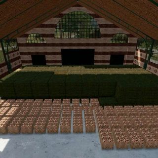 Large Industrial Warehouse 70x25 v1.0 FS22 Mod | Farming Simulator 22 Mod