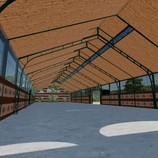 Large Industrial Warehouse 70x25 v1.0 FS22 Mod | Farming Simulator 22 Mod