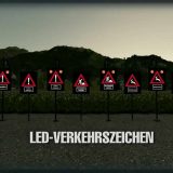 LED Traffic Signs v1.1 FS22 Mod | Farming Simulator 22 Mod