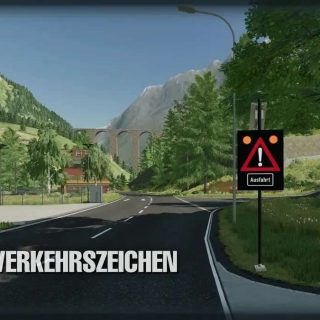LED Traffic Signs v1.1 FS22 Mod | Farming Simulator 22 Mod