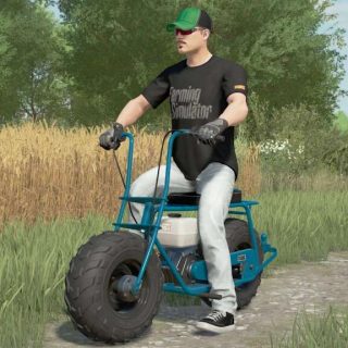 Lizard Mini Bike v1.0 FS22 Mod | Farming Simulator 22 Mod