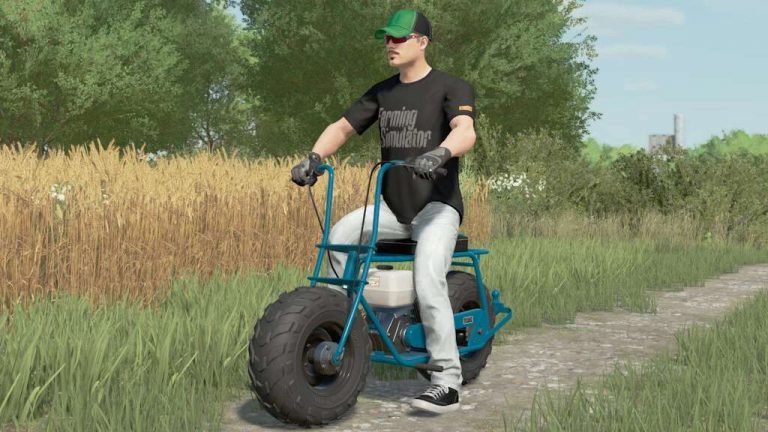 Lizard Mini Bike v1.0 FS22 Mod | Farming Simulator 22 Mod