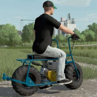 Lizard Mini Bike v1.0 FS22 Mod | Farming Simulator 22 Mod