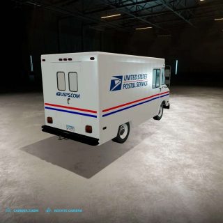 Lizard USPS Truck v1.1 FS22 Mod | Farming Simulator 22 Mod