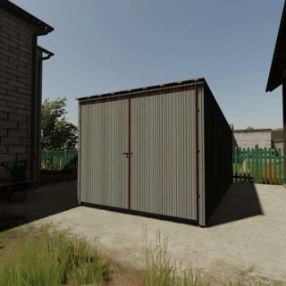 Metal Garages Pack v1.0 FS22 Mod | Farming Simulator 22 Mod