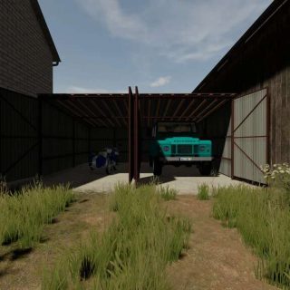 Metal Garages Pack v1.0 FS22 Mod | Farming Simulator 22 Mod