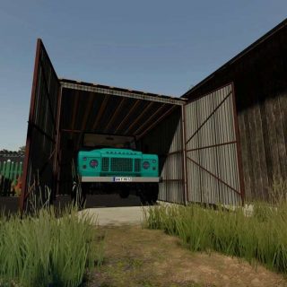 Metal Garages Pack v1.0 FS22 Mod | Farming Simulator 22 Mod