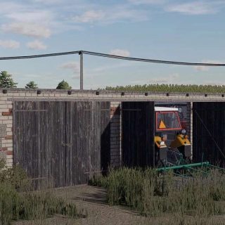 Old Garage v1.0 FS22 Mod | Farming Simulator 22 Mod