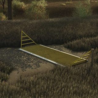 Placeable Cattle Guard v1.0 FS22 Mod | Farming Simulator 22 Mod