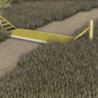 Placeable Cattle Guard v1.0 FS22 Mod | Farming Simulator 22 Mod