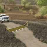 Placeable Cattle Guard v1.0 FS22 Mod | Farming Simulator 22 Mod