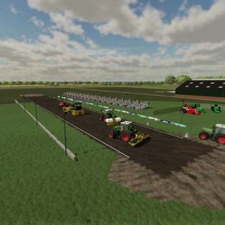 Placeable Pulling Track v1.0 FS22 Mod | Farming Simulator 22 Mod