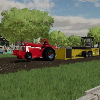 Placeable Pulling Track v1.0 FS22 Mod | Farming Simulator 22 Mod